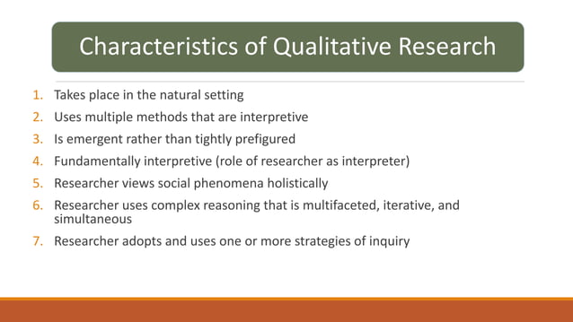 Qualitative research methods | PPT