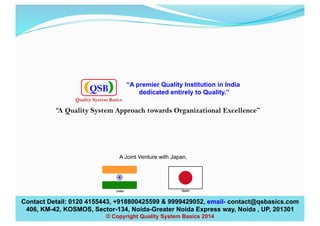 Quality revolution in india | PPT