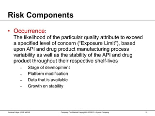 Quality Risk Assessment; a Lifecycle Approach in Evaluating Quality ...
