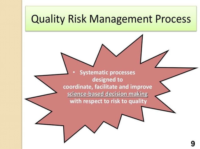 Quality risk management | PPTX