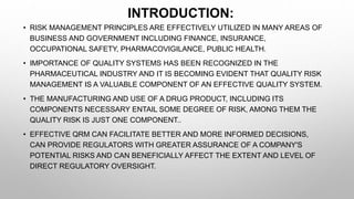 Quality Risk Management (ICH Q9) .pptx