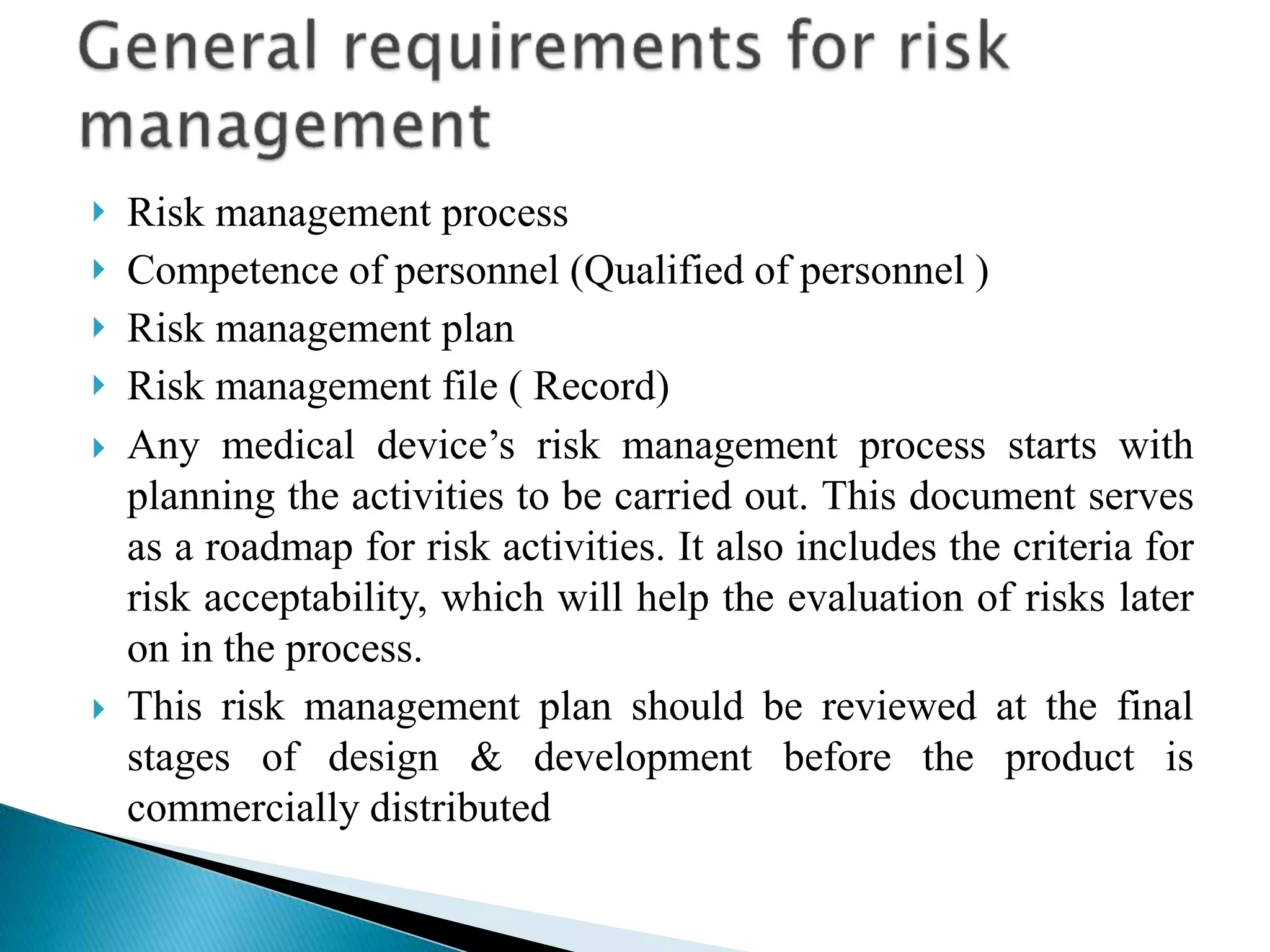 ISO: 14971 Quality risk management of medical devices | PPTX