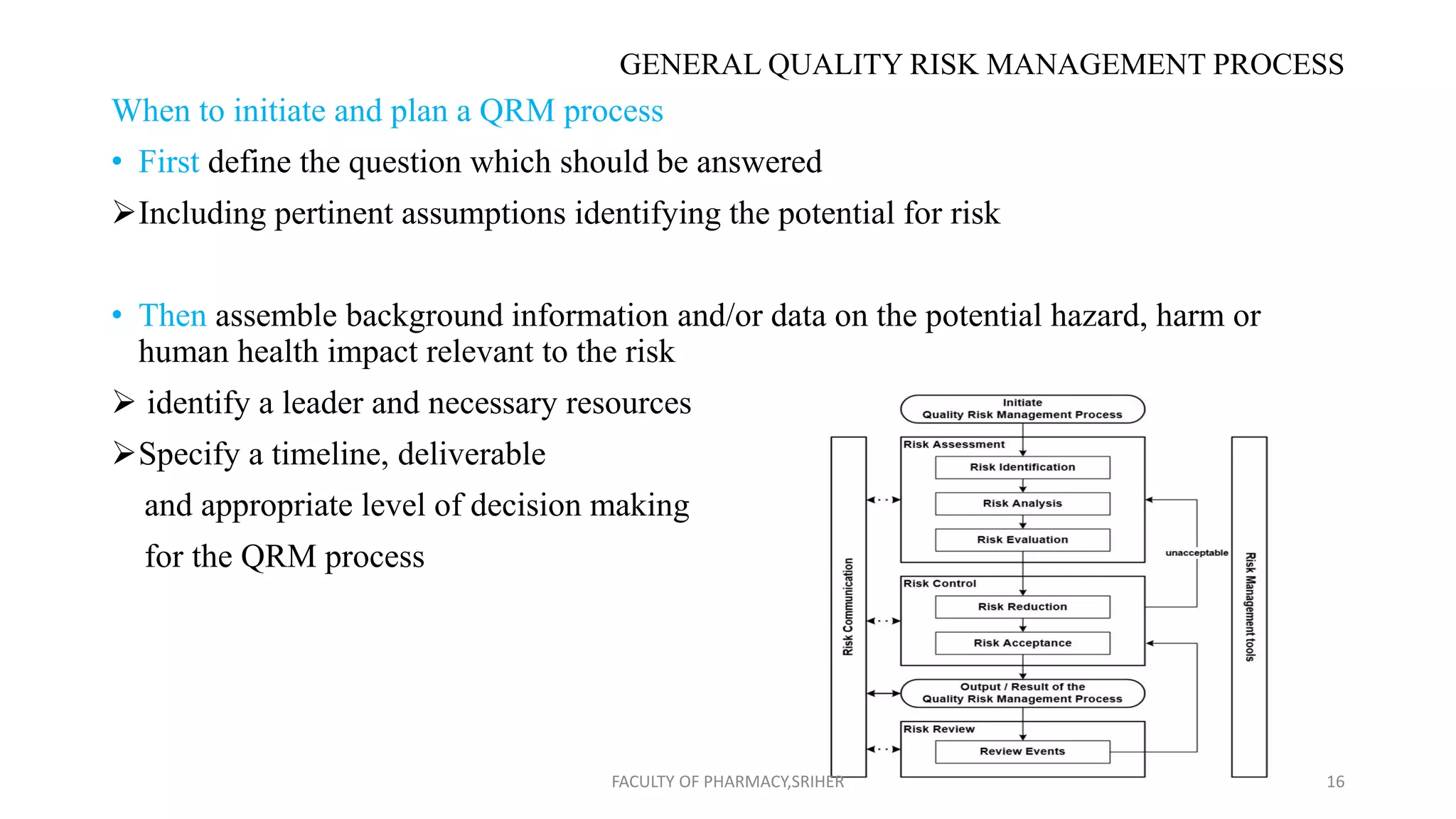 Quality risk management q9 & haccp | PPTX
