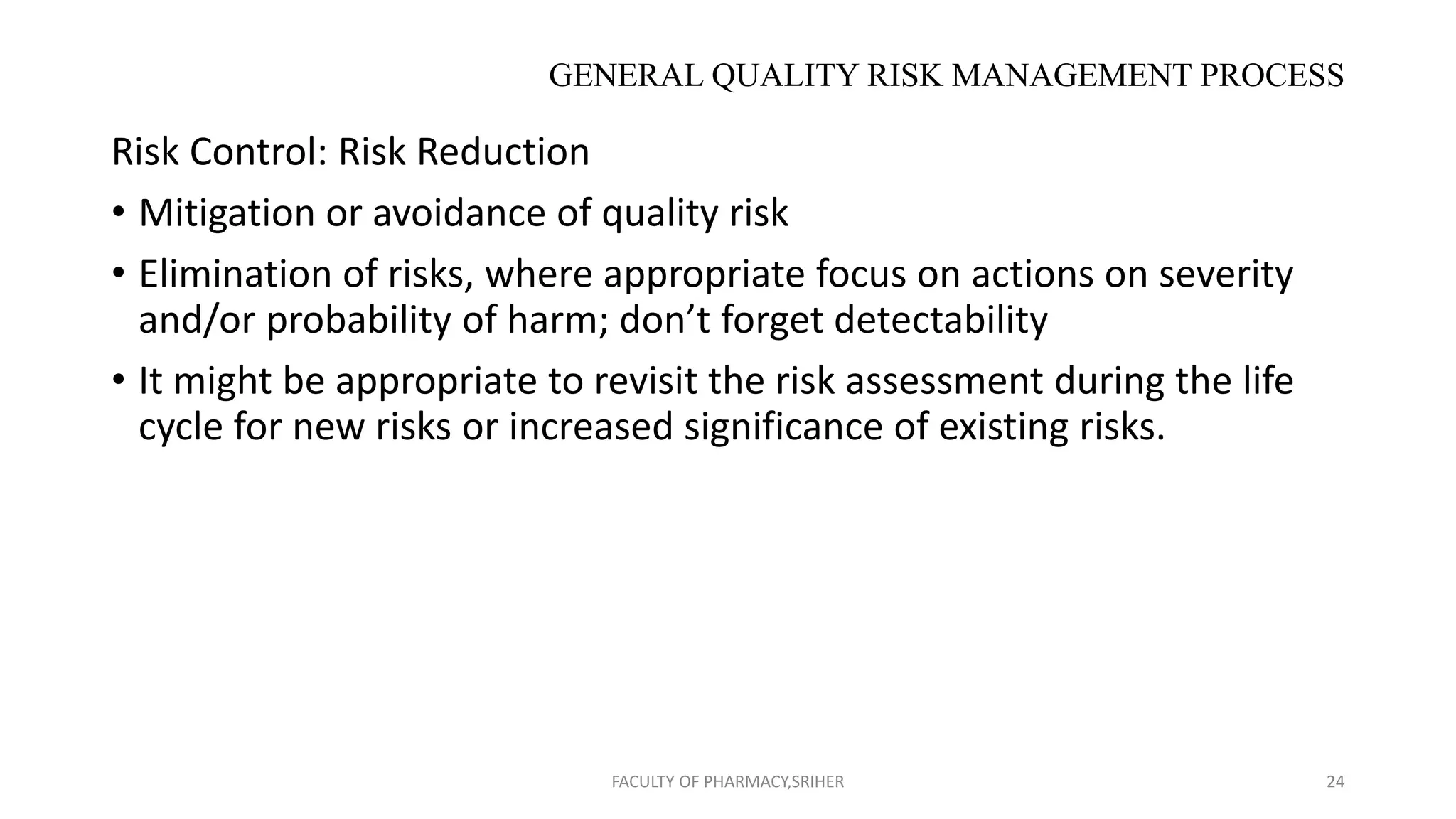 Quality risk management q9 & haccp | PPTX