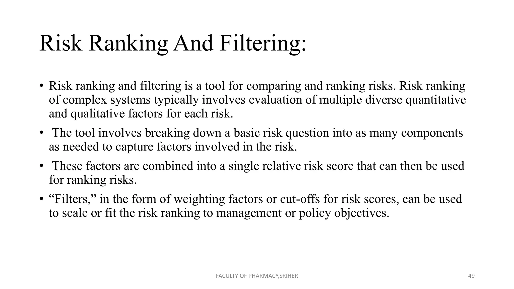 Quality risk management q9 & haccp | PPTX