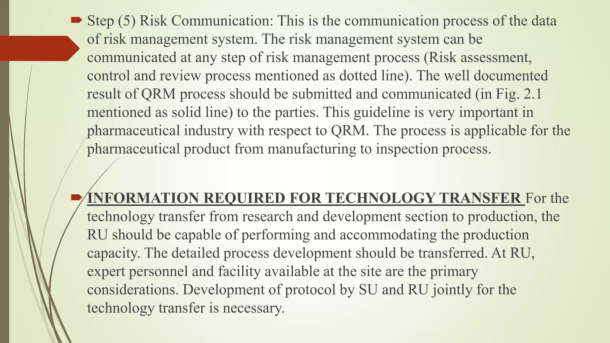 QUALITY RISK MANAGEMENT (QRM) PPT.pptx