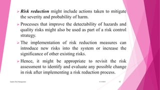 Quality Risk Management | PDF