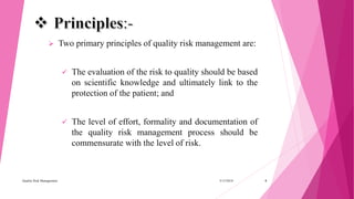 Quality Risk Management | PDF