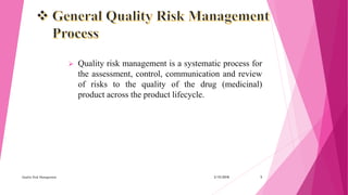 Quality Risk Management | PDF