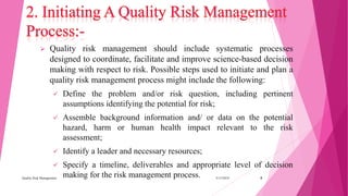 Quality Risk Management | PDF