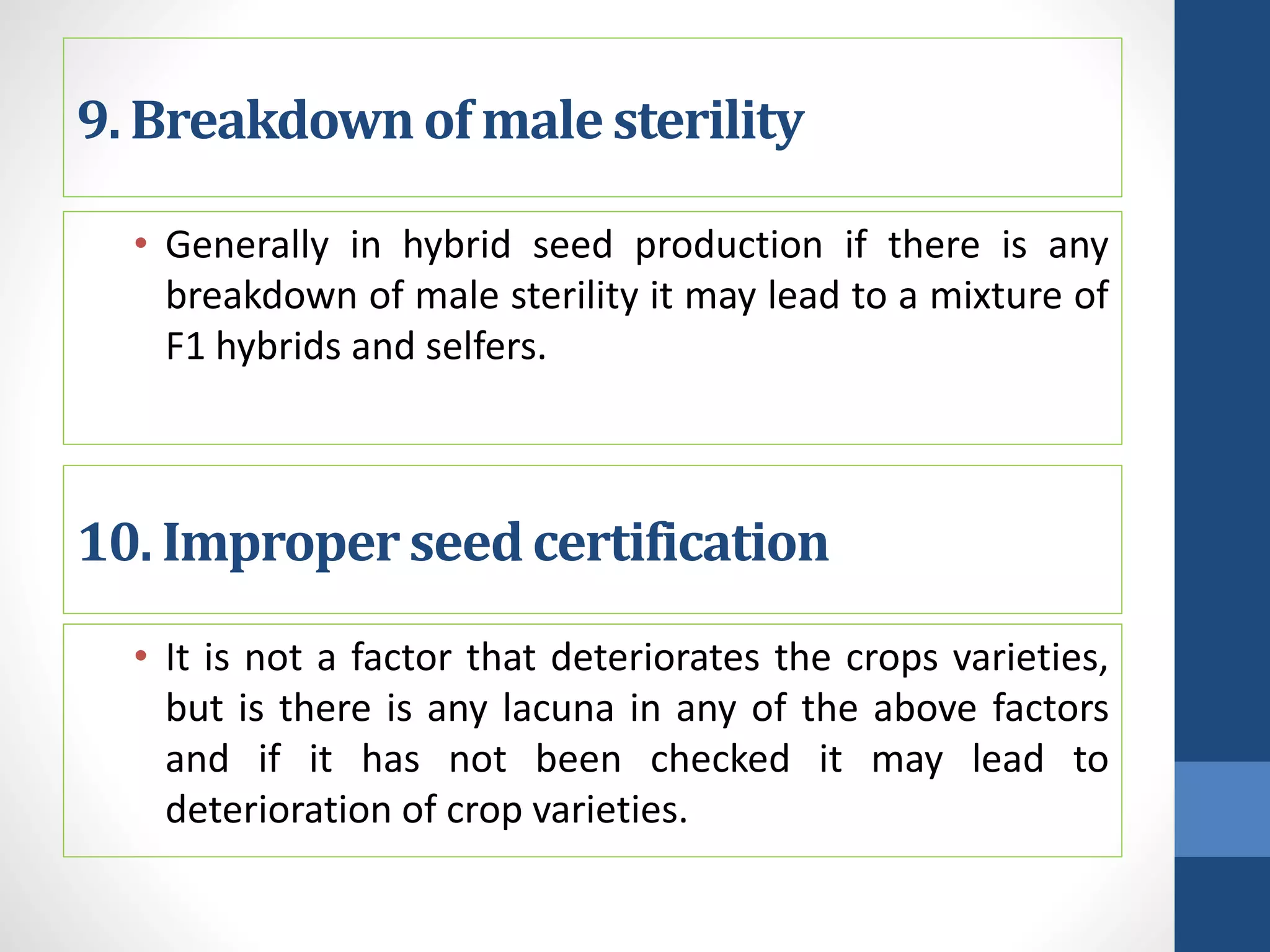 Quality seed production | PPTX