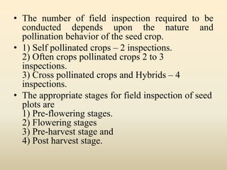Quality seed production in soybean | PPTX