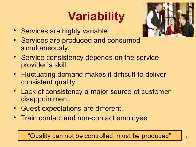 Quality service delivery