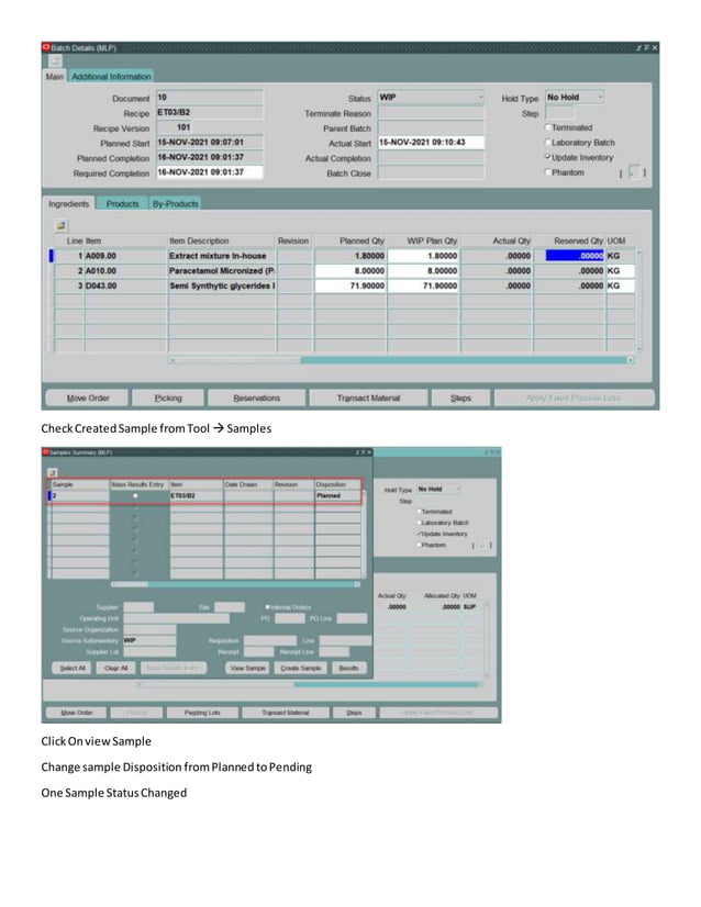 Oracle Quality setup | DOCX