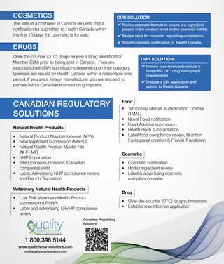Health Canada Compliance Solution | FDA Compliance Solution | PDF ...
