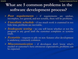 Quality Software Development | PPT