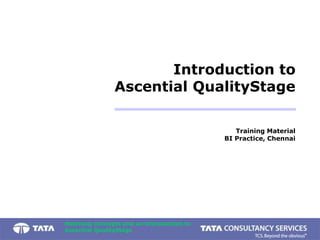 Quality StageStandardization & Matching Training Edit007.ppt