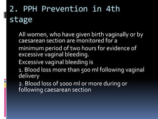 Quality standards PPH and PIHH | PPTX | Pregnancy | Reproductive Health
