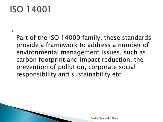 Quality standard | PPT