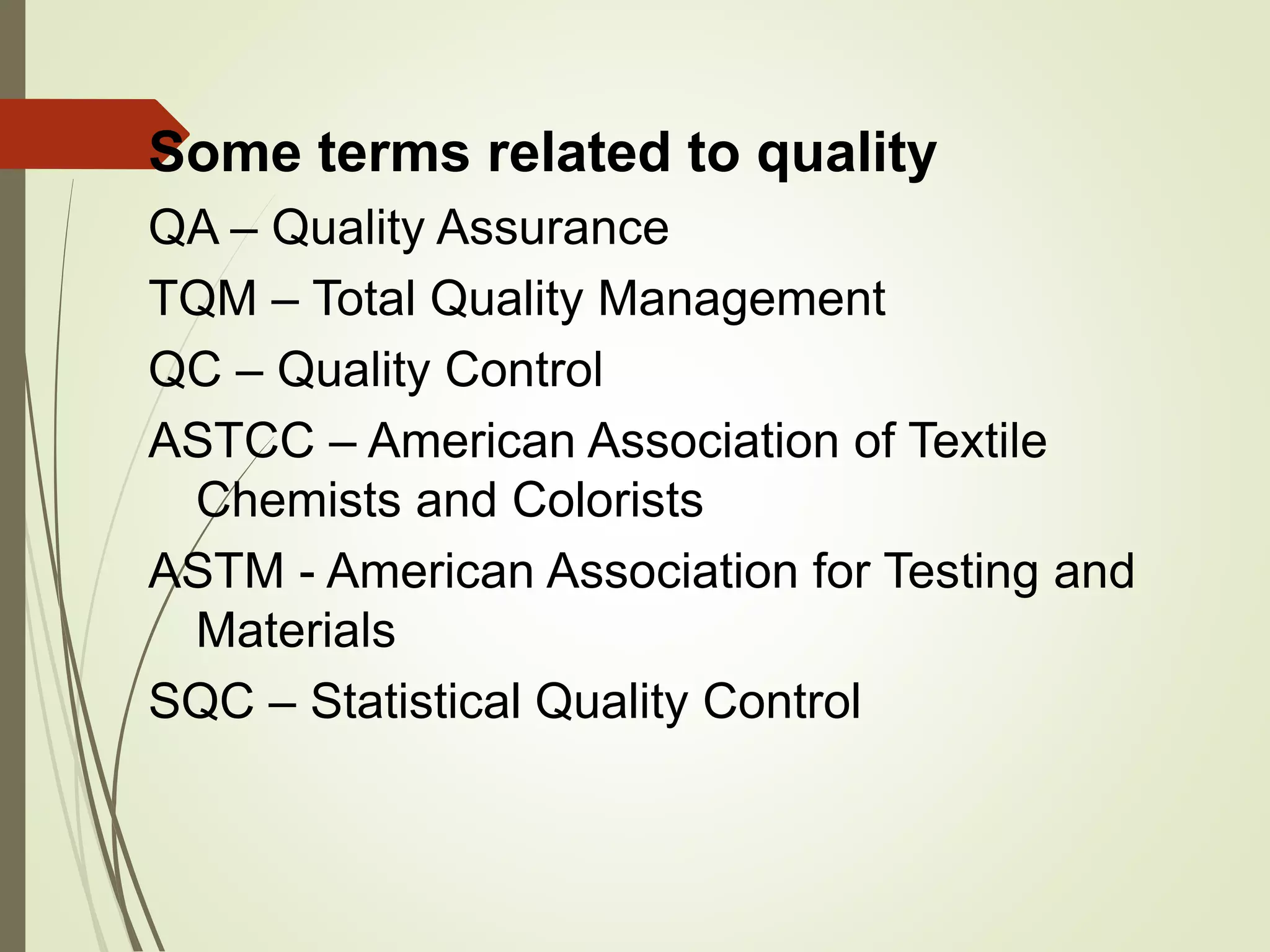Quality standards & Seven tools of quality | PPT