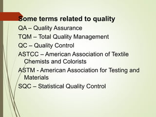 Quality standards & Seven tools of quality | PPT