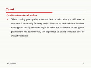 Quality Statements and Seven Steps to Strategic Quality Planning | PDF