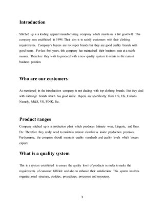 Implementation of a Quality System | DOCX | Manufacturing Industry ...
