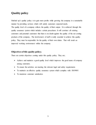 Implementation of a Quality System | DOCX | Manufacturing Industry ...