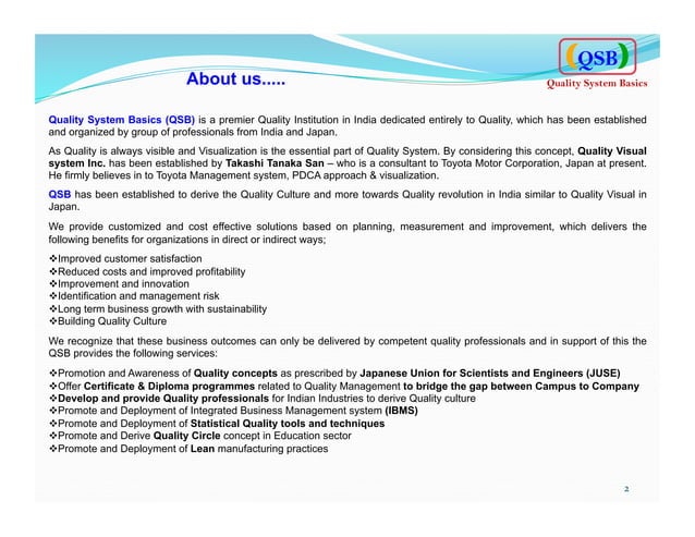 Quality system basics | PPT