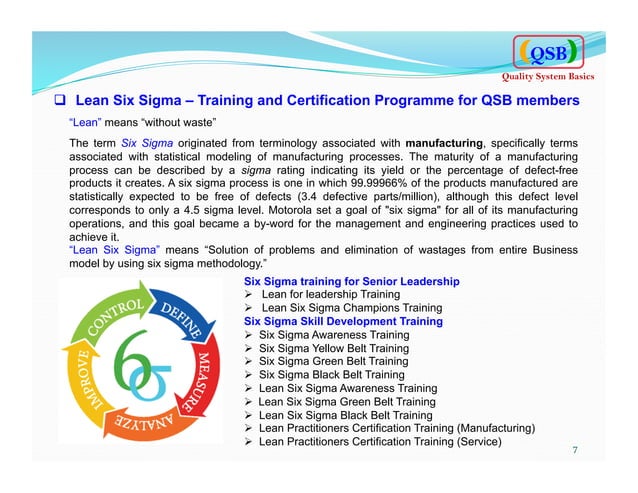 Quality system basics | PPT