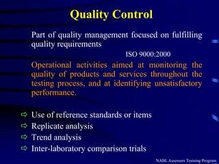 Quality System for Laboratories - A NABL Perspective | PPT