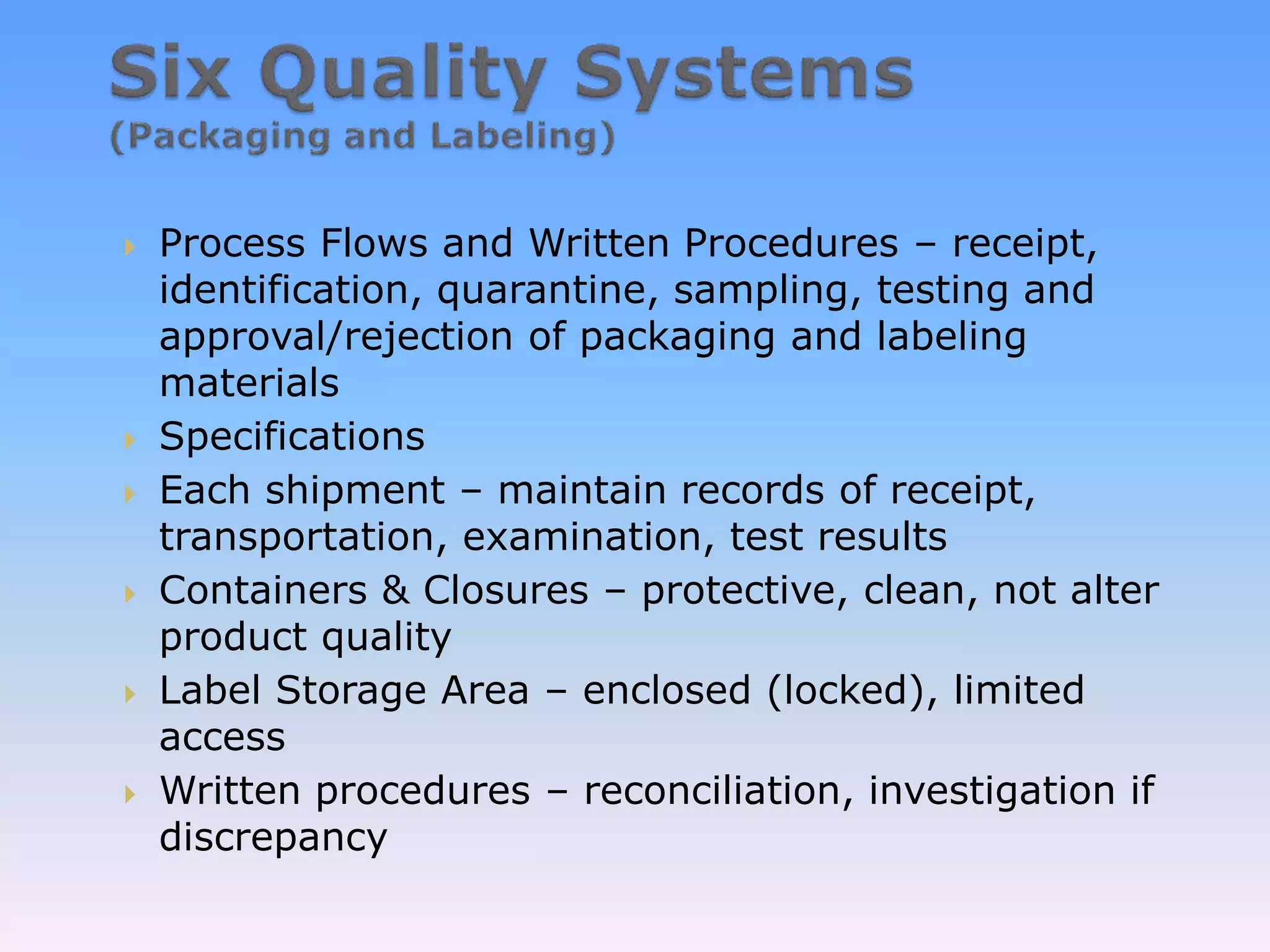 Quality system gmp | PPT