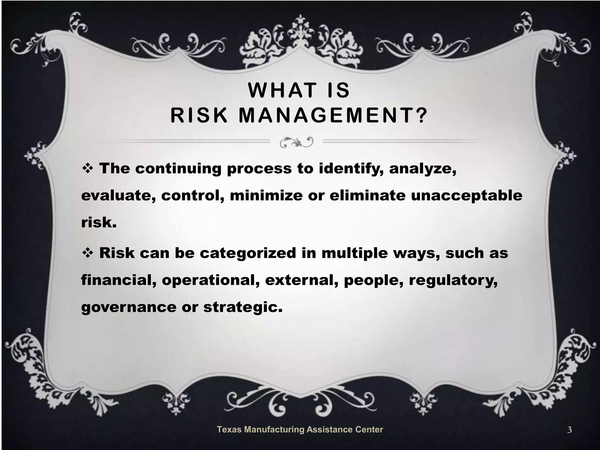 Embedding Risk Management Into Your QMS | PPTX