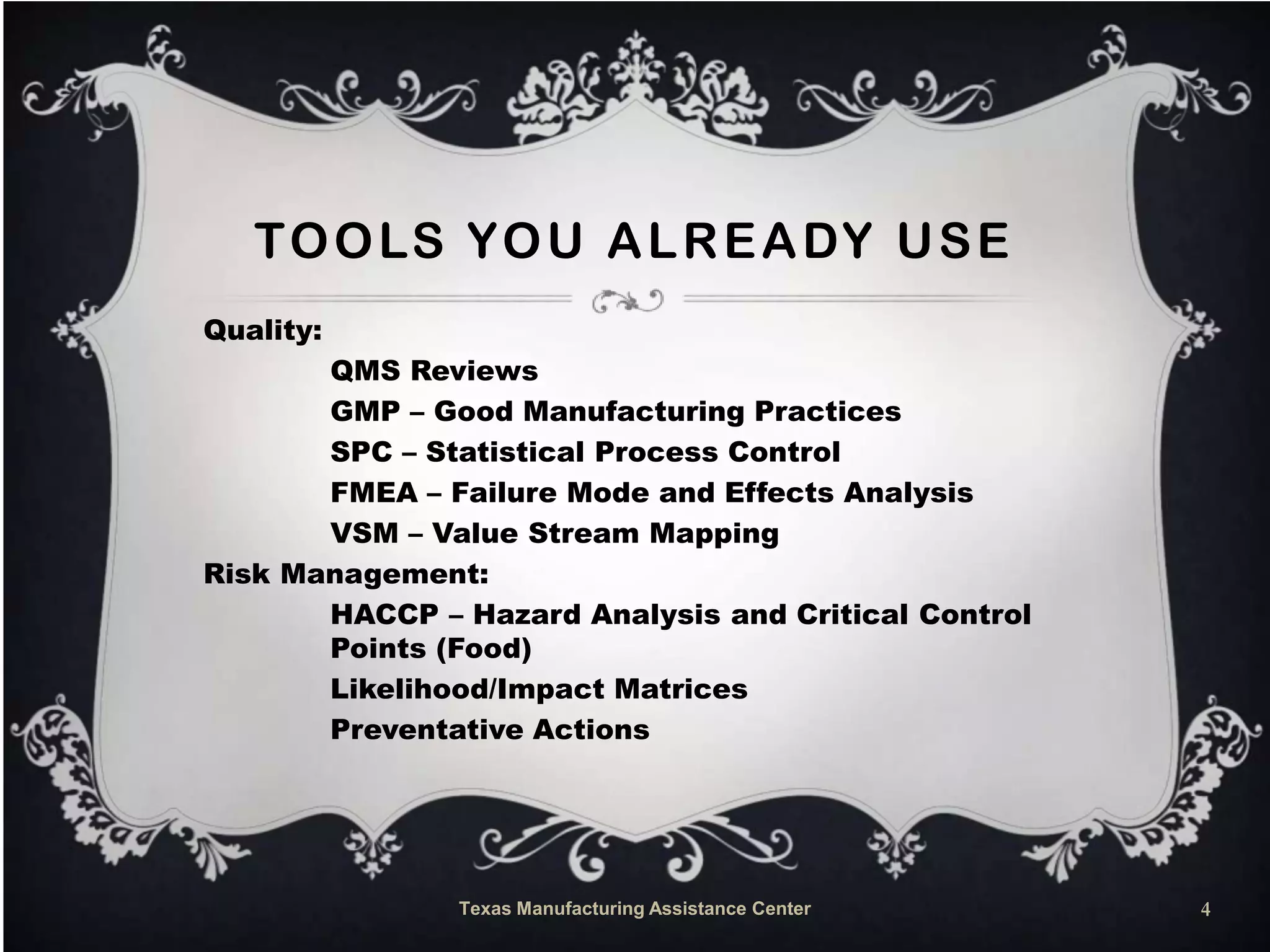 Embedding Risk Management Into Your QMS | PPTX