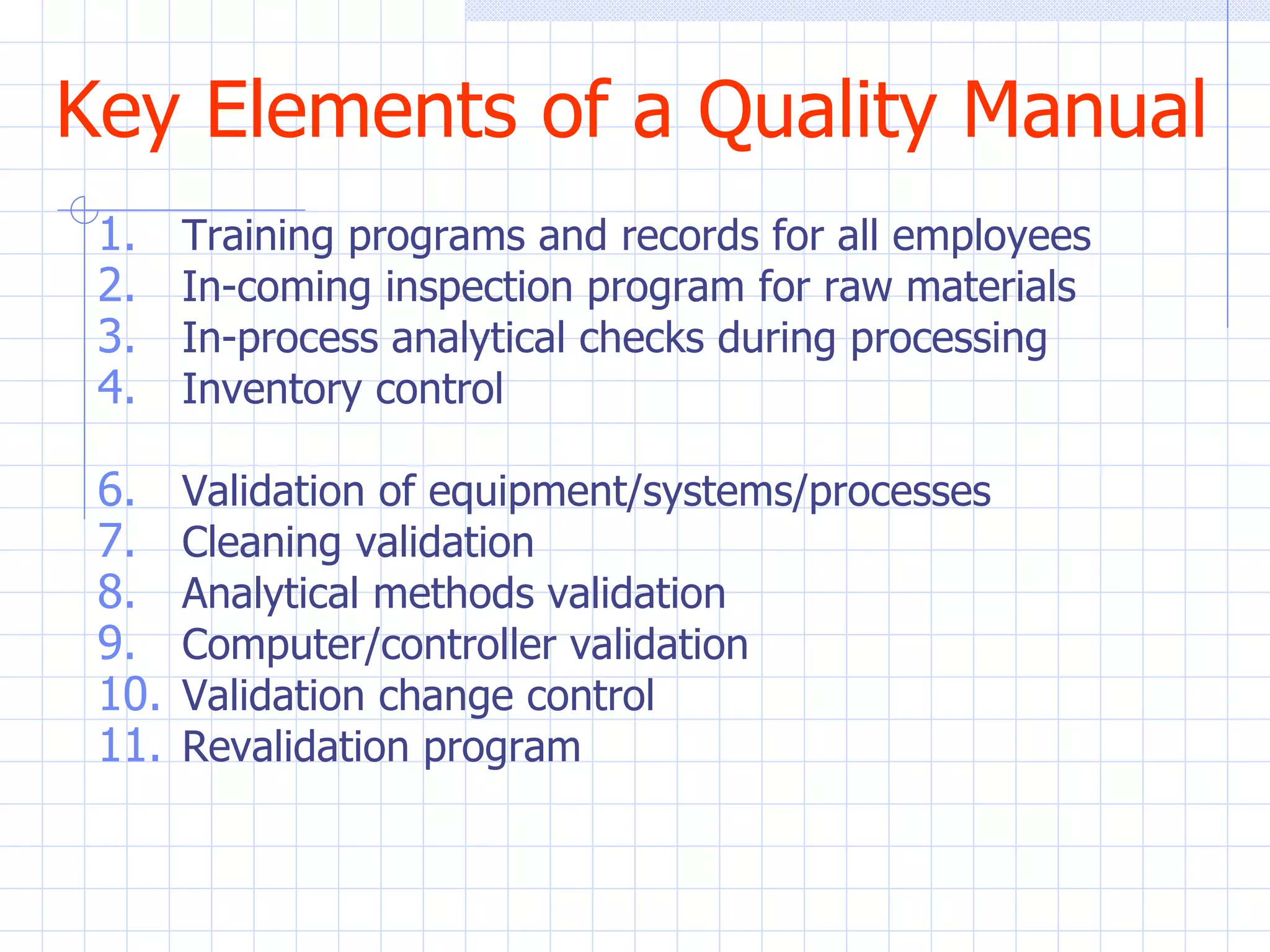 Quality Systems Approach Overview | PPT