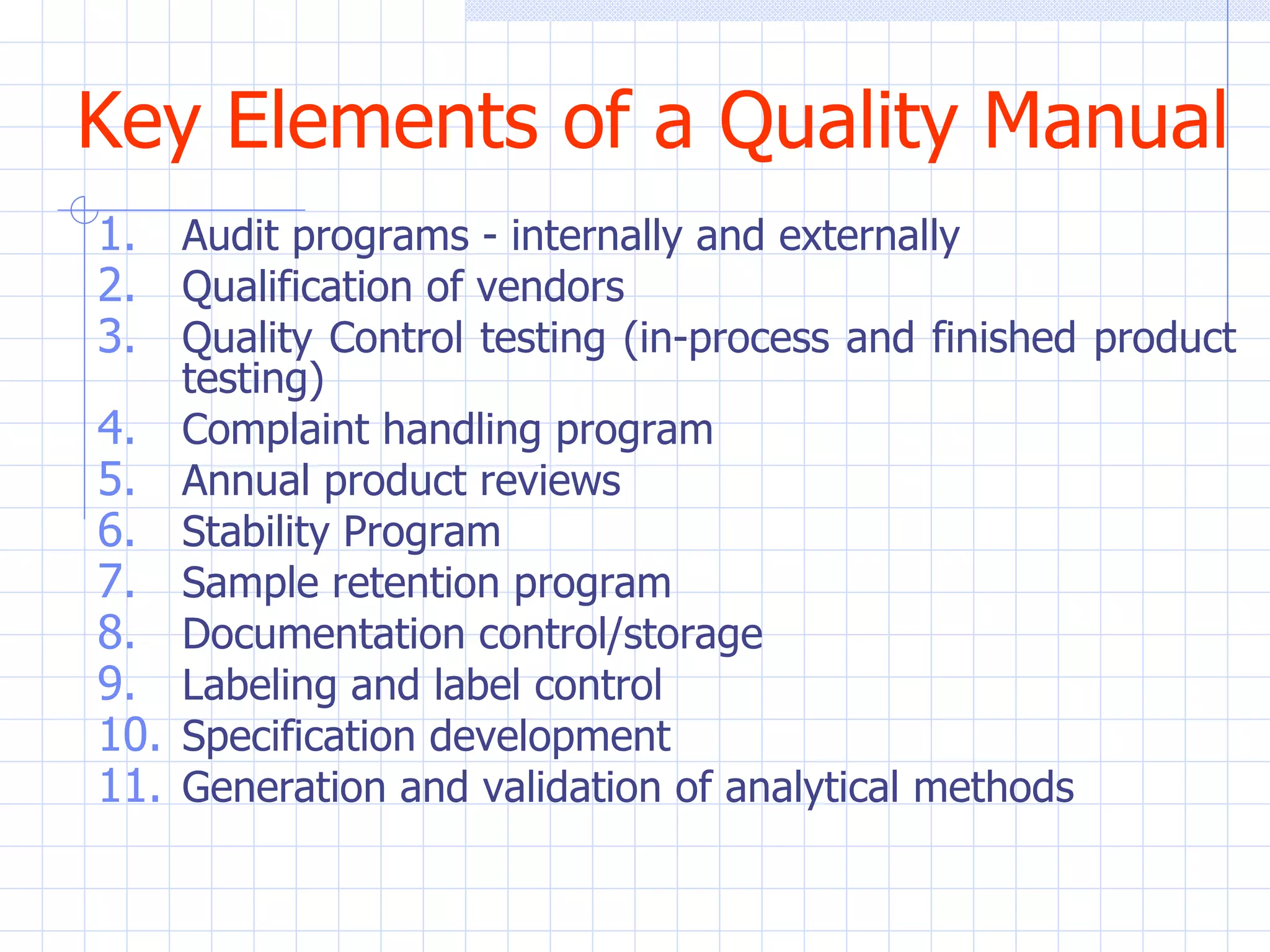 Quality Systems Approach Overview | PPT