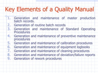 Quality Systems Approach Overview | PPT