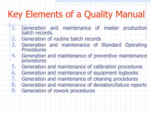 Quality Systems Approach Overview | PPT