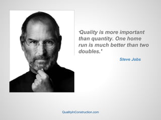 Quality ToolBox Talk_Quality Management in Construction 101(for Senior ...