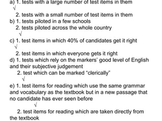 Quality test construction 1 | PPT