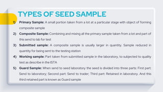 Seed quality testing | PDF