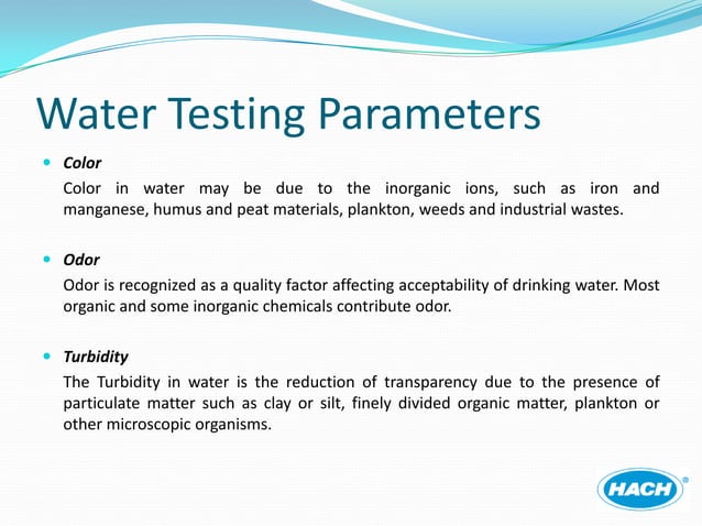 Quality Testing of Drinking Water | PPTX
