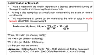 Quality testing of spices | PPTX