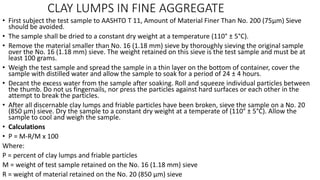 Quality tests for aggregates and concrete mix design | PPTX