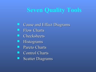 Quality tools | PPT