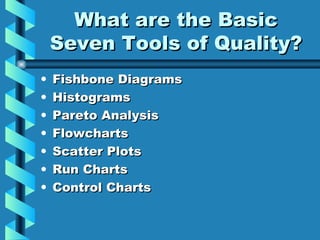 7 Quality tools by krishna heda | PPT | Business | Business and Finance