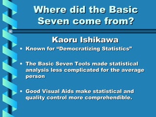 7 Quality tools by krishna heda | PPT | Business | Business and Finance