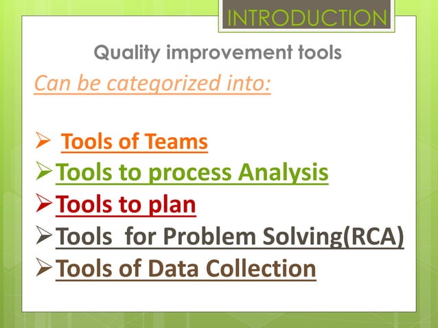 Quality tools, data collection and indicators | PPT