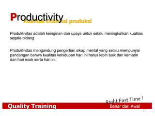 Quality Training | PPTX
