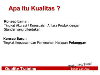 Quality Training | PPTX